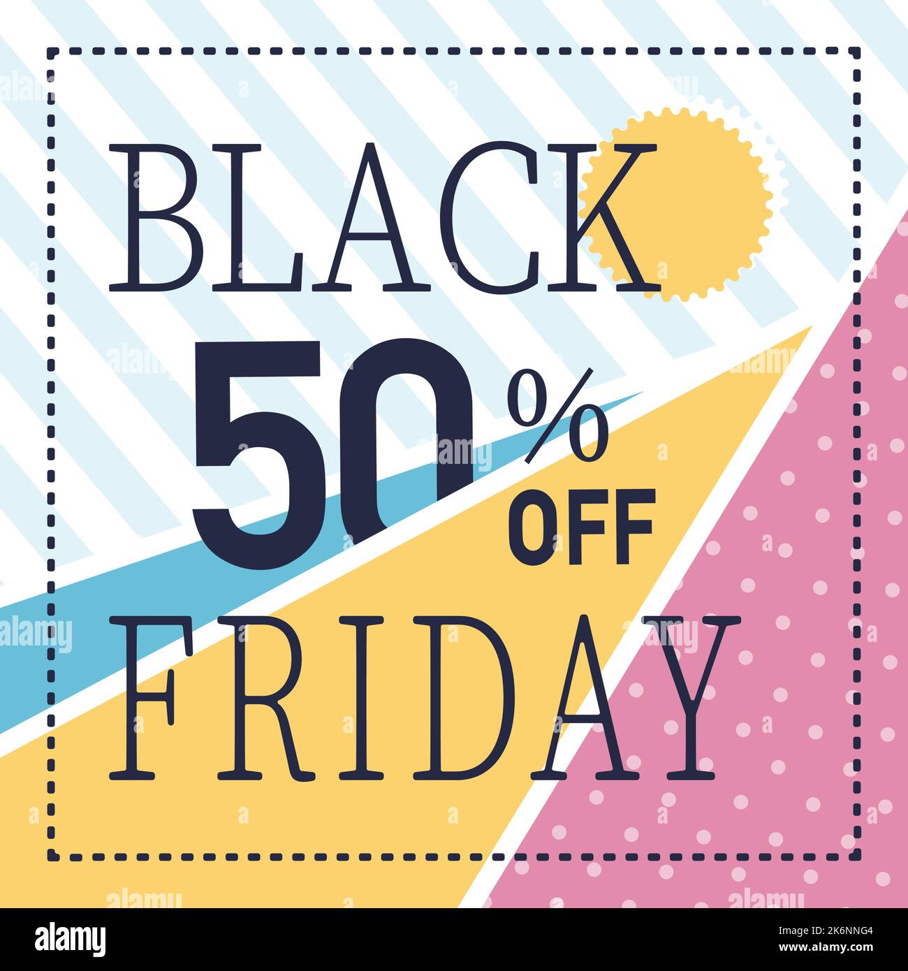 square bright light background of sales and discounts in 50 percent ...