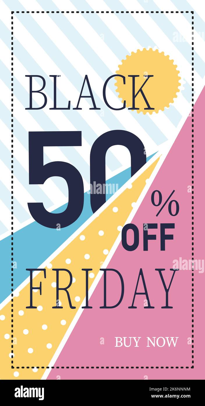 vertical bright light background of sales and discounts in 50 percent ...