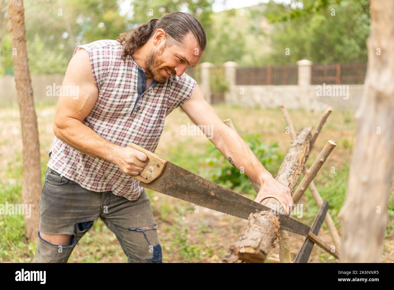 Woodcutter portrait hi-res stock photography and images - Alamy