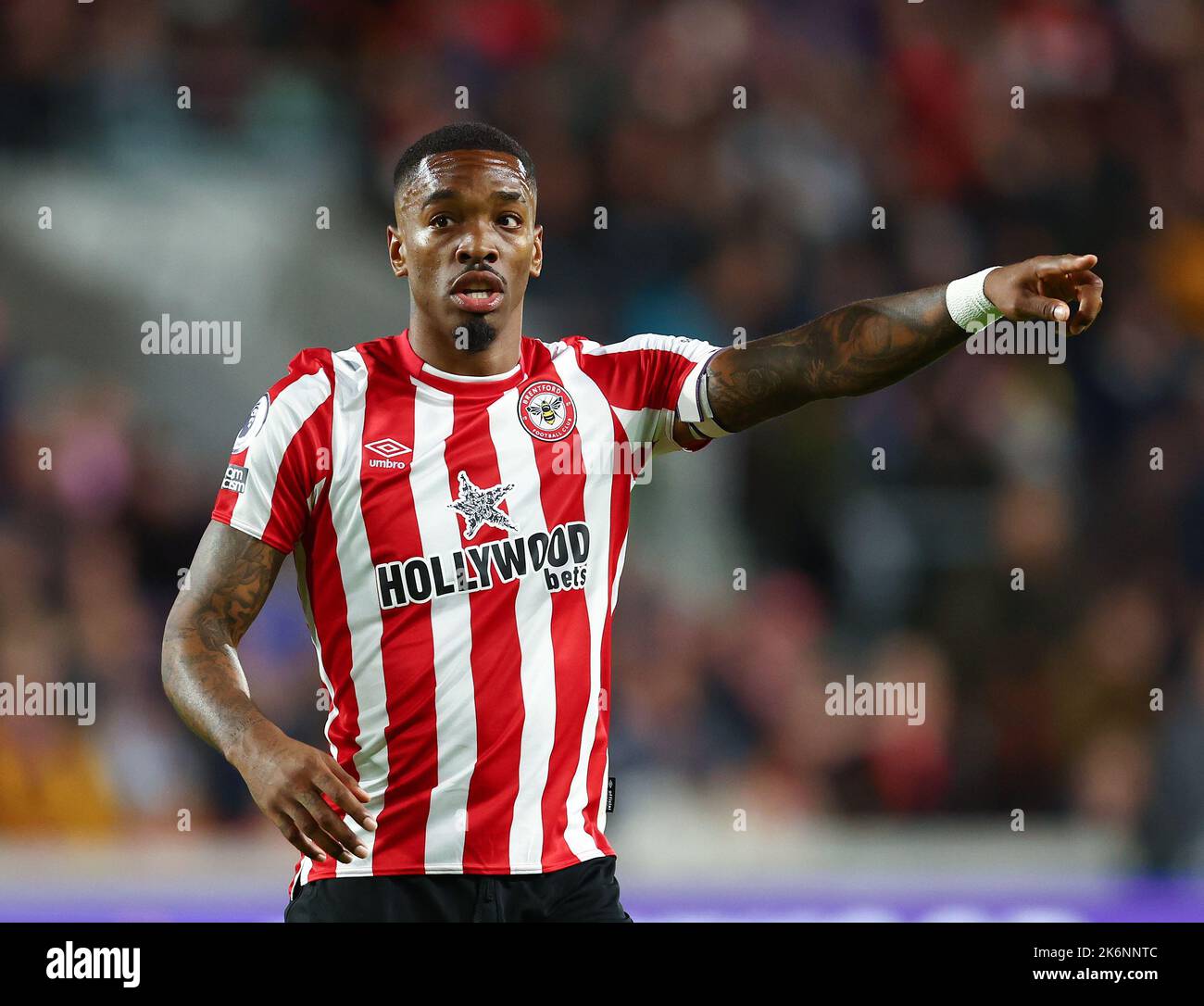 London, UK. 14th October 2022. Ivan Toney of Brentford during the ...