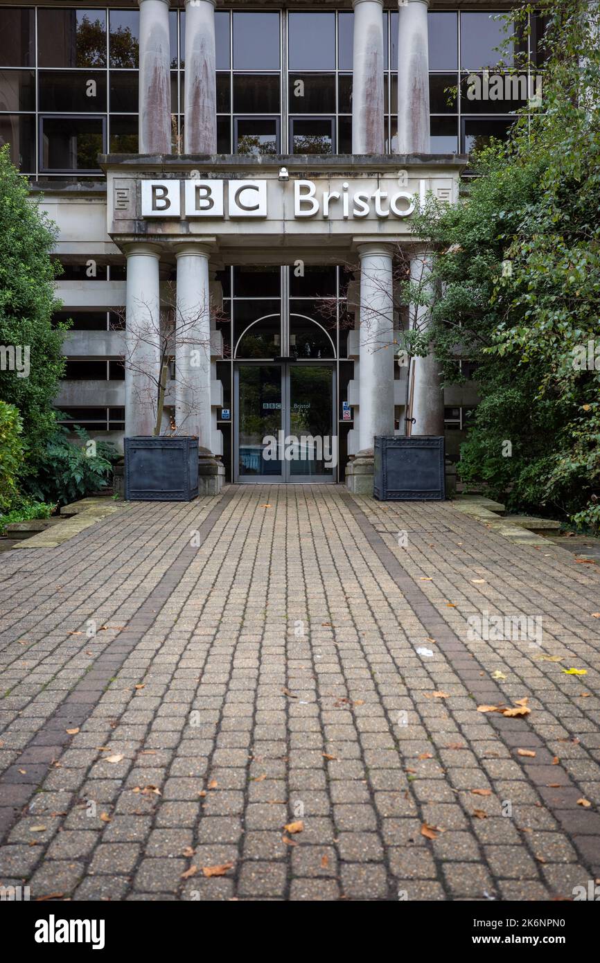 BBC Broadcasting House entrance door. Whiteladies Road, Bristol, UK ...