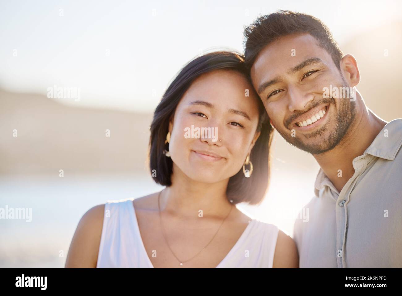 This romance is forever. Cropped portrait of an affectionate diverse ...