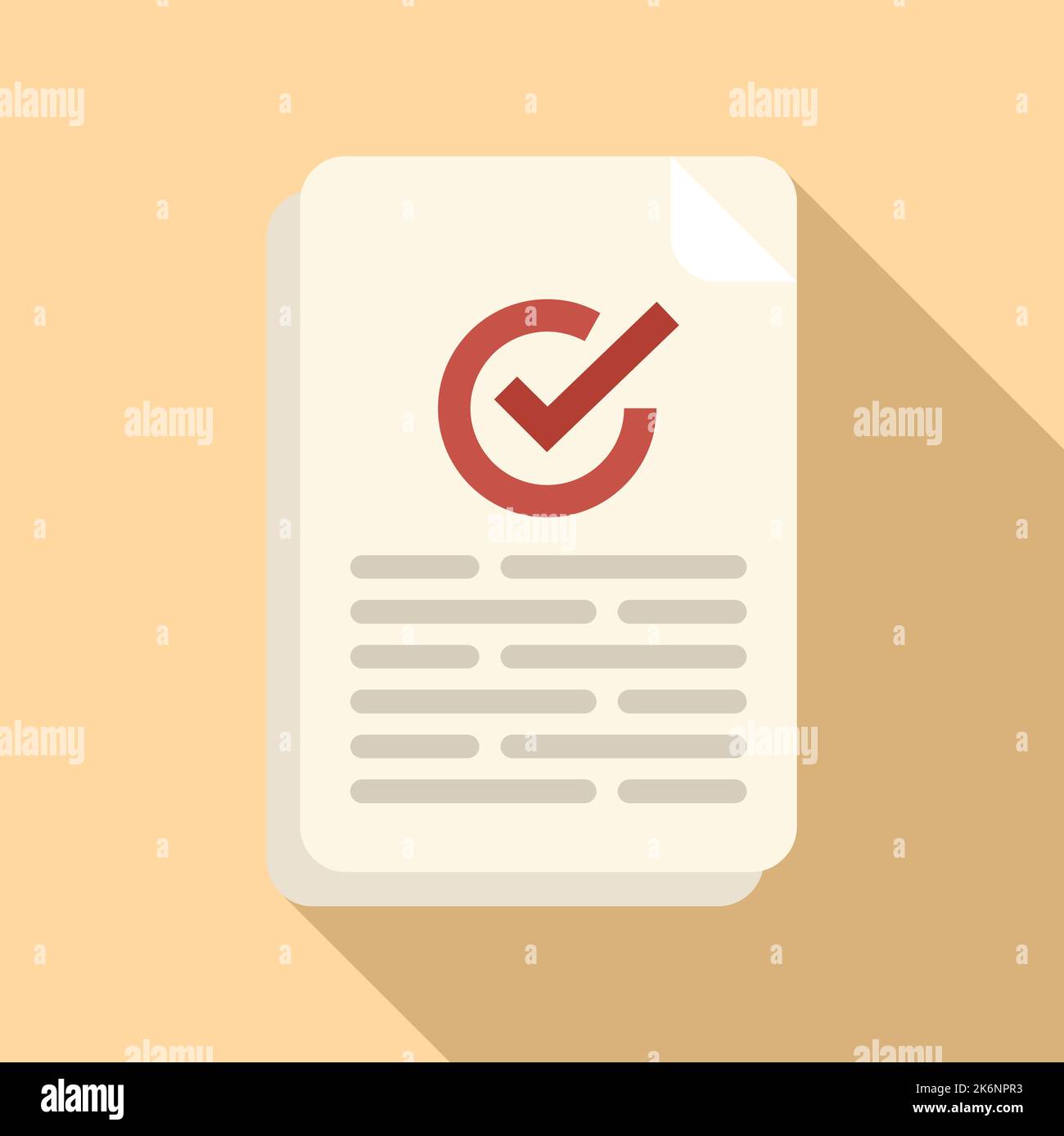 Subscribe paper icon flat vector. Email message. Notice letter Stock ...