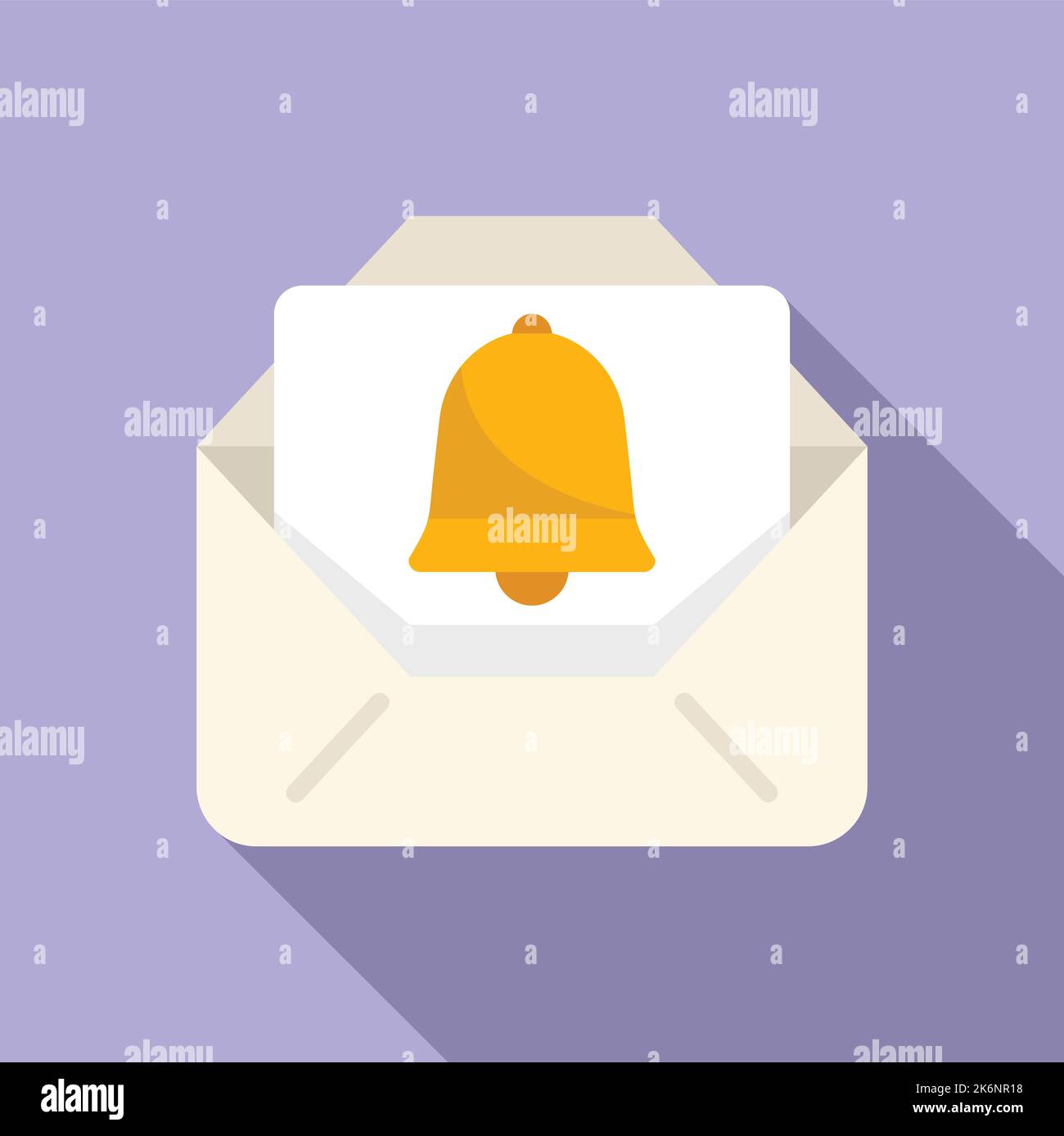 Mail sound icon flat vector. Email message. Social window Stock Vector ...