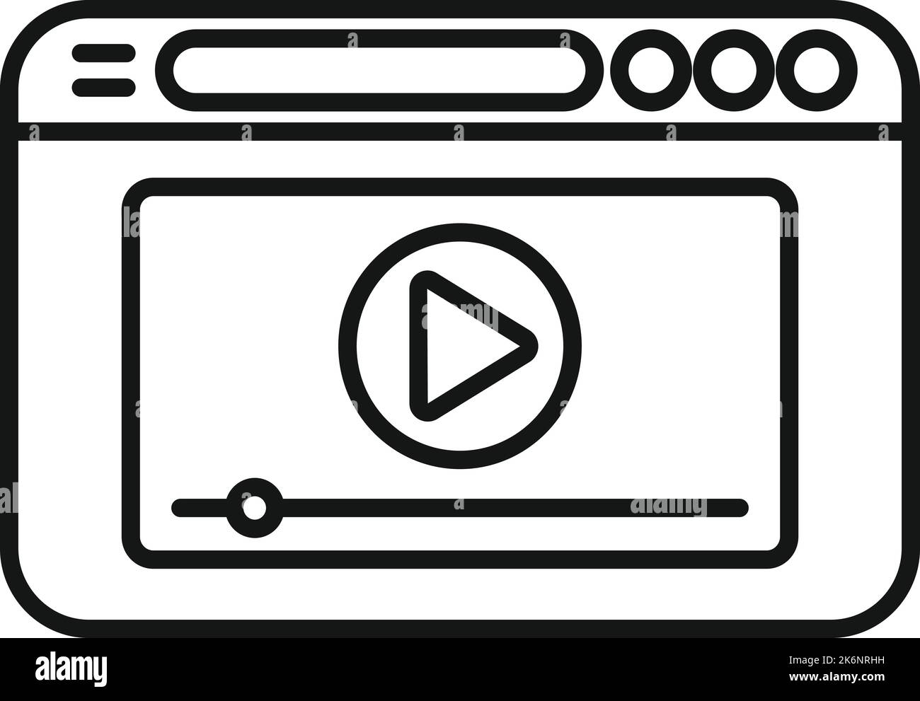 Social post icon outline vector. Email message. Notice letter Stock ...