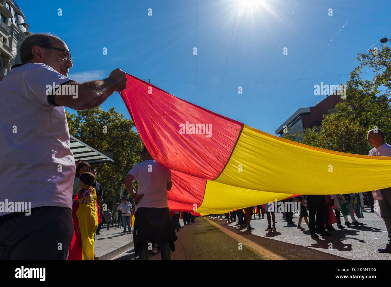 October 12 2022, Barcelona, Spanish Day Celebration by political ...