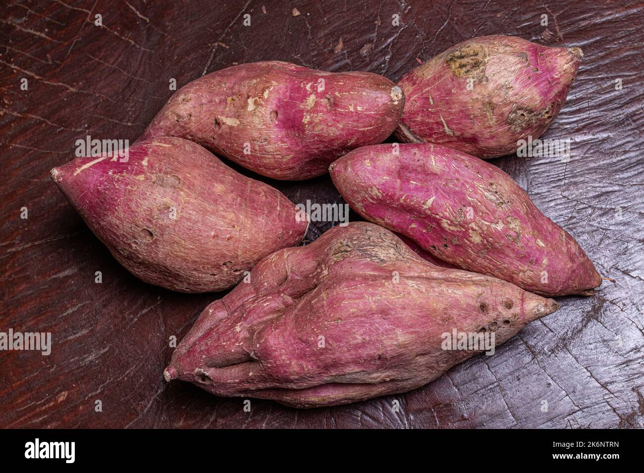 sweet potato with sweet-tasting tuberous roots used as a root vegetable ...
