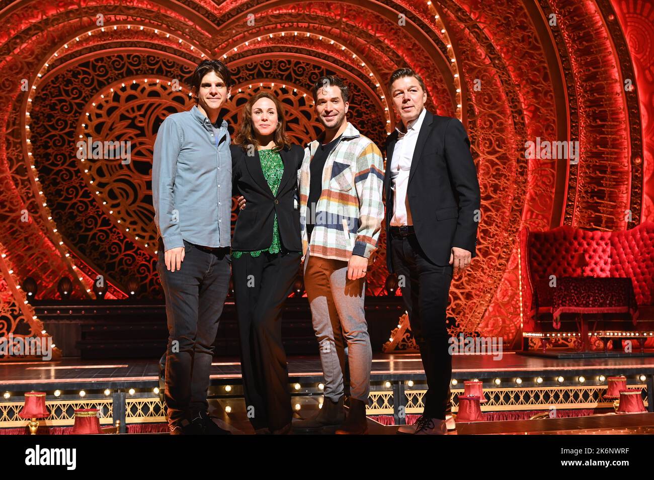 Cologne, Germany. 14th Oct, 2022. Director Alex Timbers, l-r, leading ...
