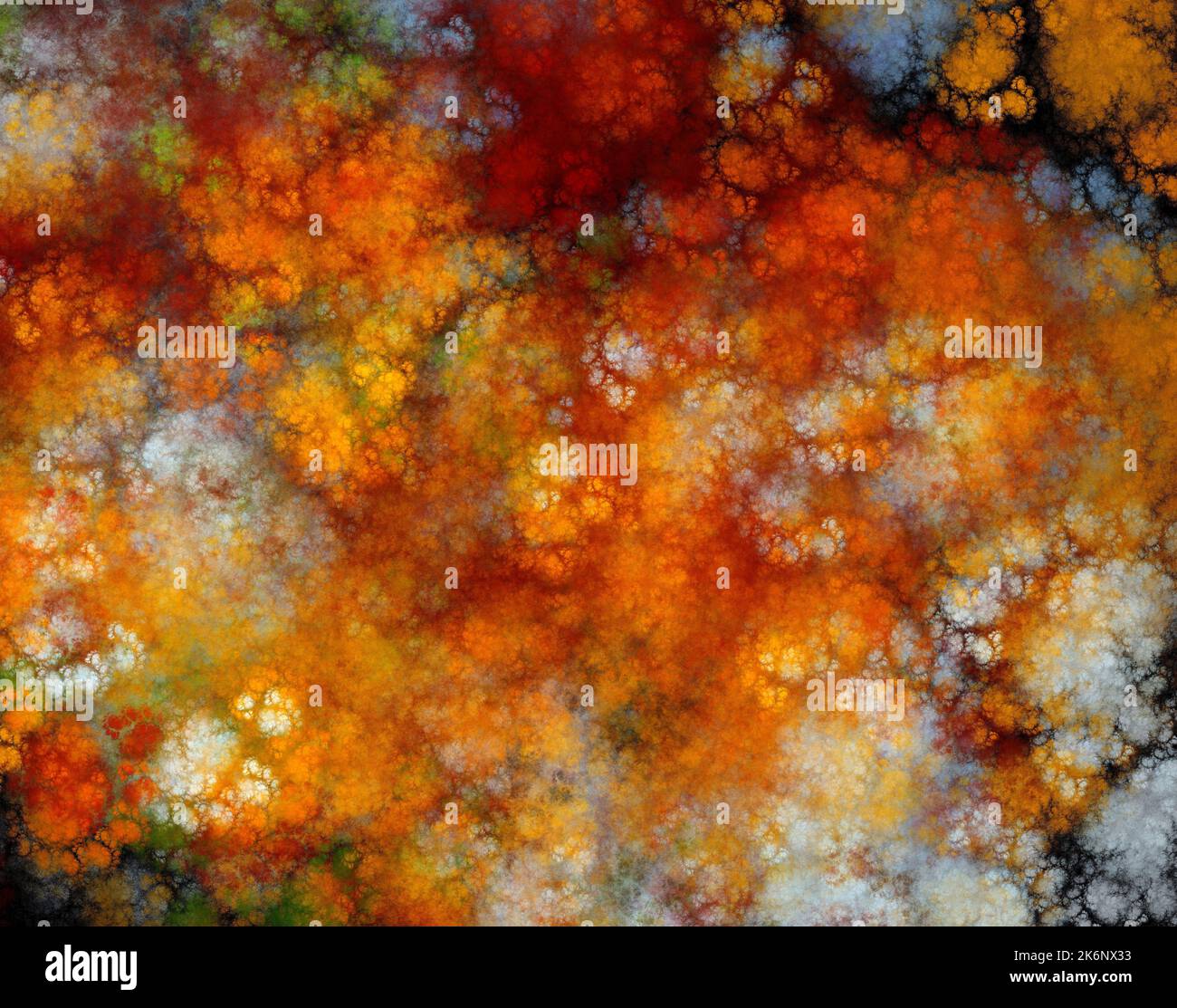 Chaotic Abstract fractal graphics. Design element. Multicolor ...