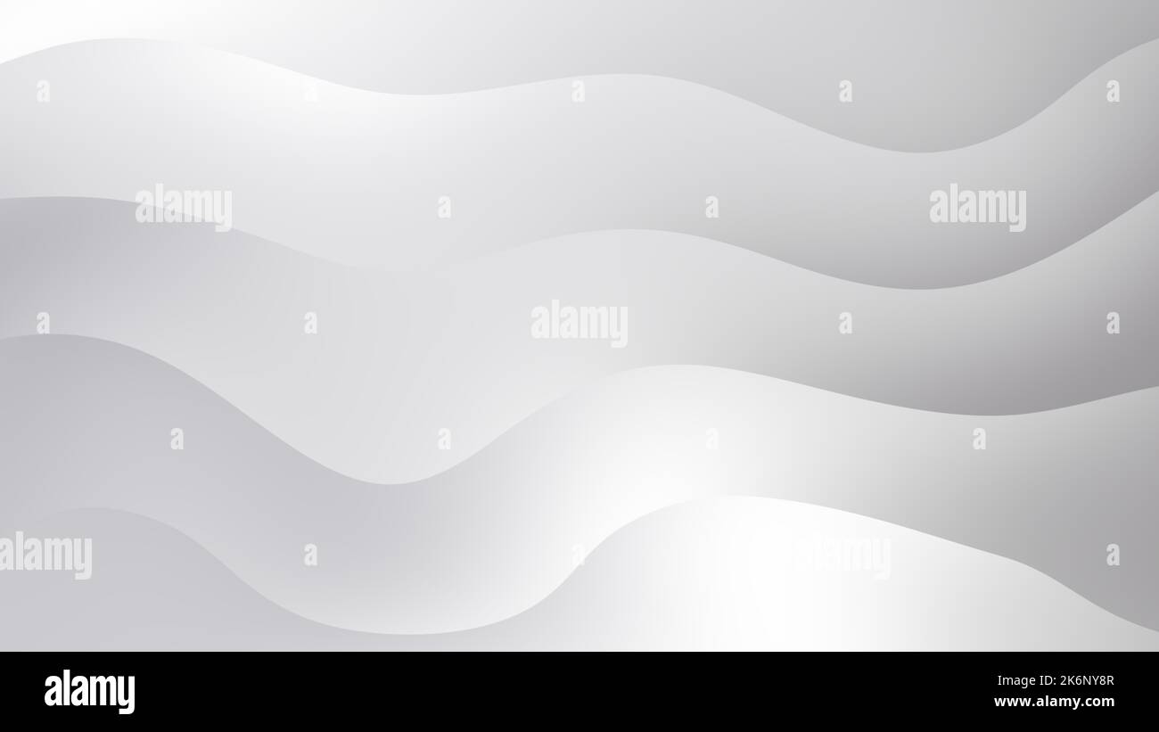 Abstract white background. White colored texture lines with shades and ...
