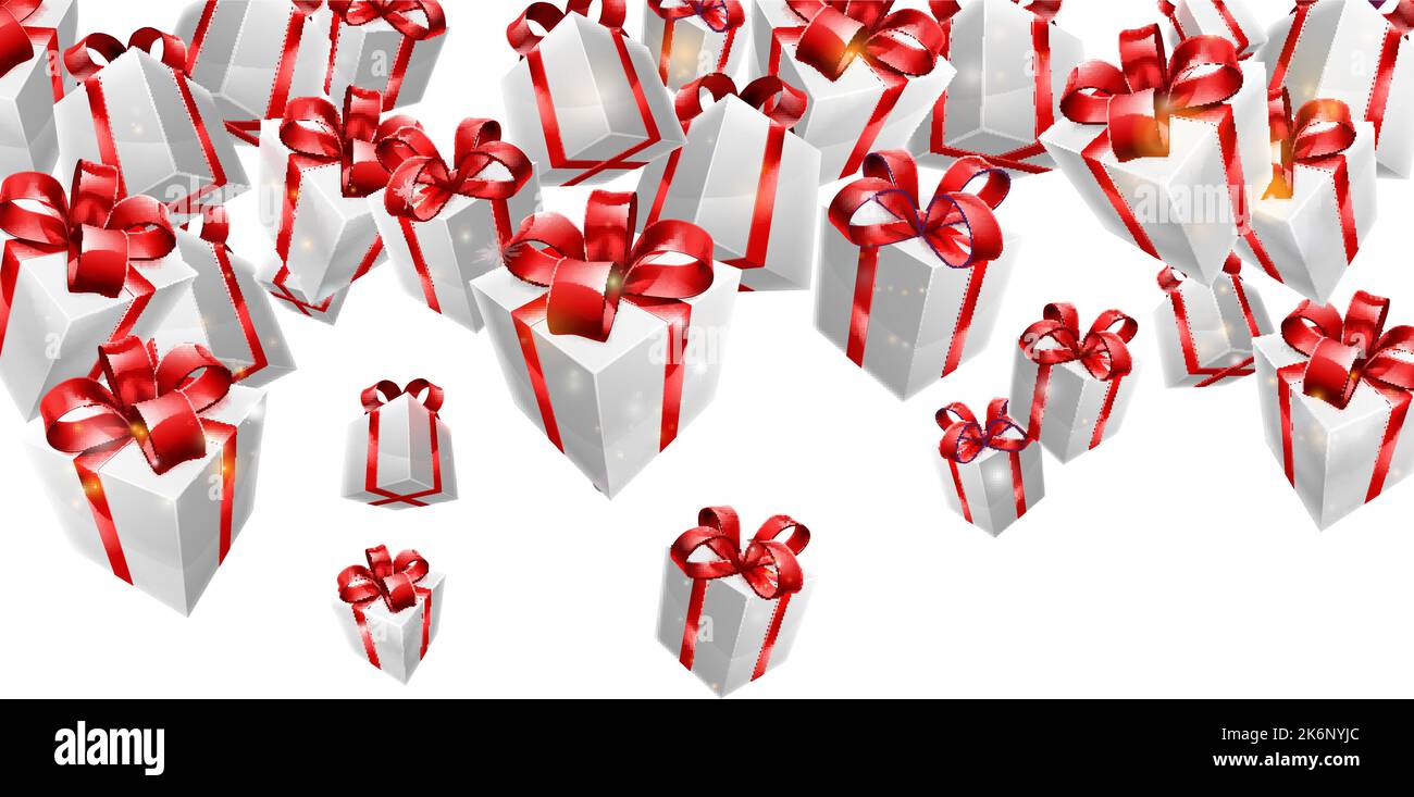 3d presents falling hi-res stock photography and images - Alamy