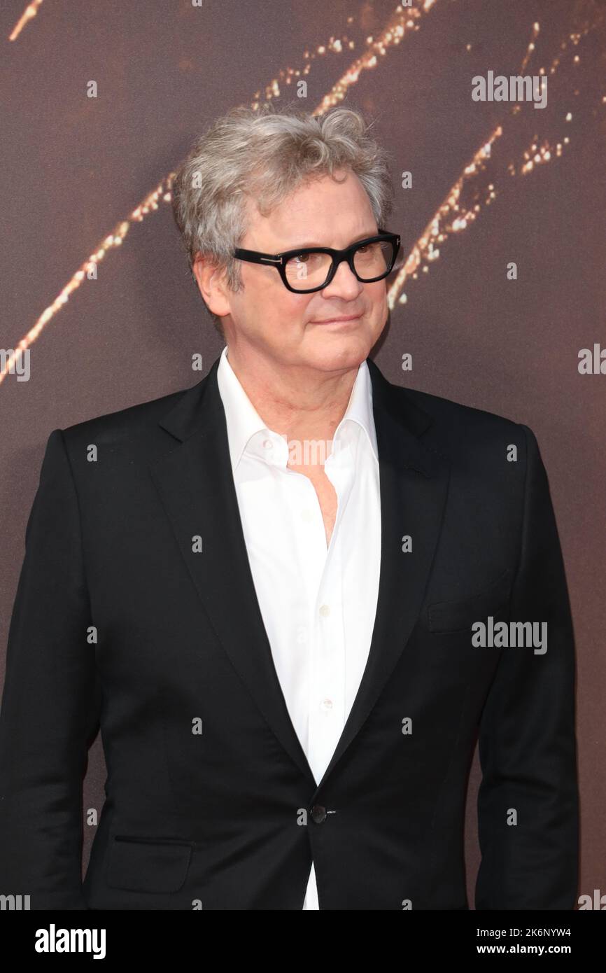 Colin Firth attends film premiere of 'Empire of Light' during the 2022 ...