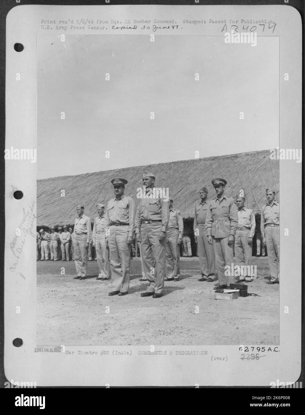 Major General Curtis E. LeMay (left) is pictured alongside Colonel Alva ...