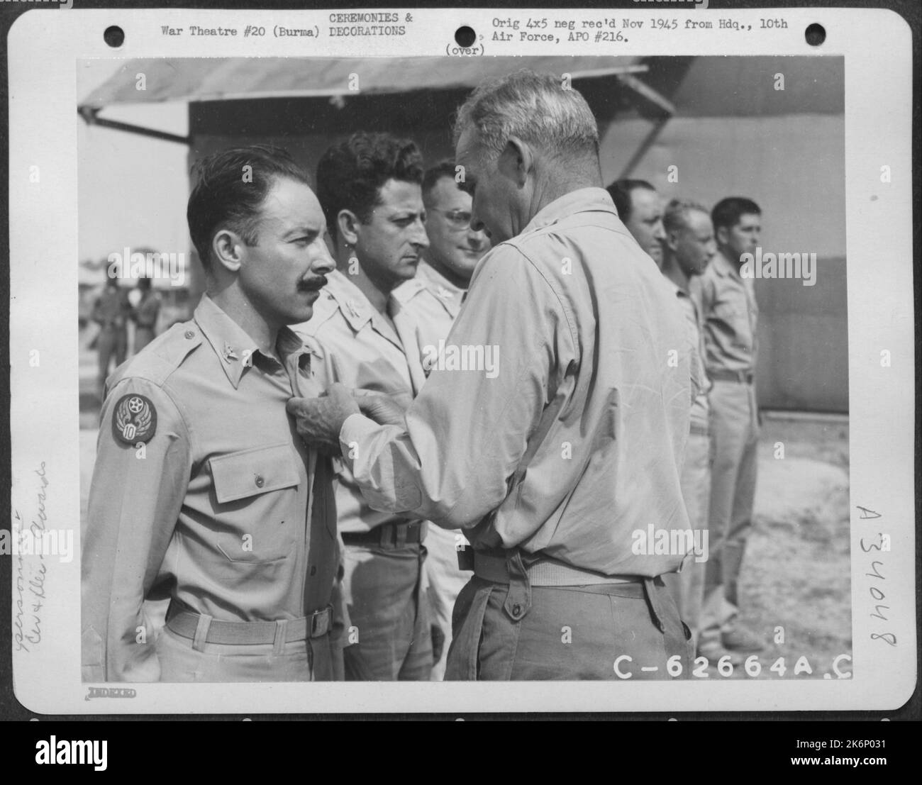 Major General Howard C. Davidson presents Distinguished Flying Cross to ...