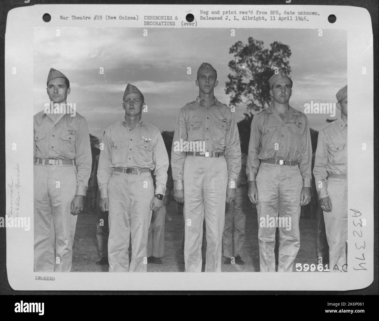 The Air Medal was awarded each of these four P-38 Lightning fighter ...