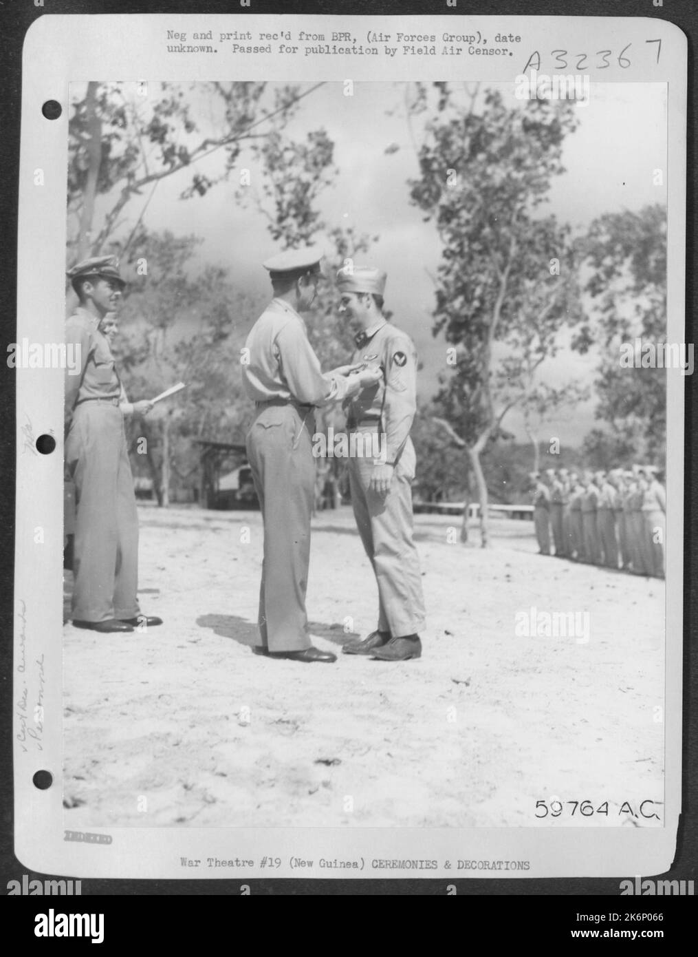 On 15 September 1943 at a ceremony in New Guinea, the Distinguished ...