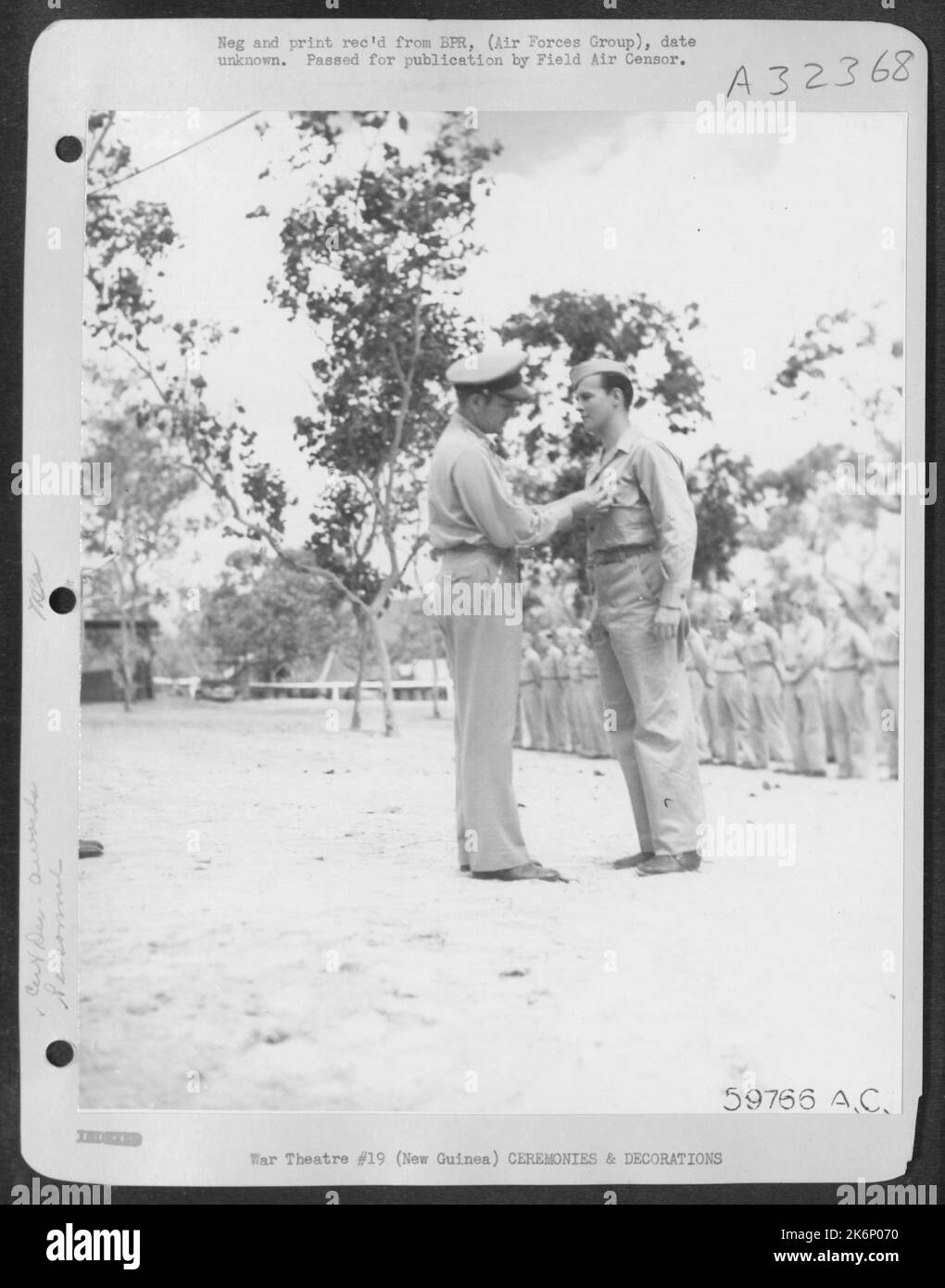On 17 September 1943 at a ceremony in New Guinea, the Distinguished ...
