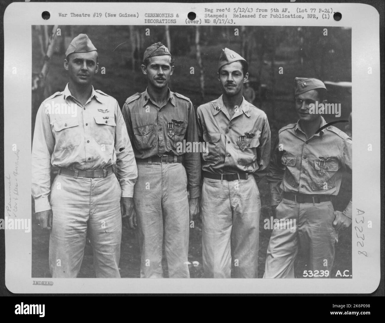 These four pursuit pilots were among 16 officers recently decorated in ...