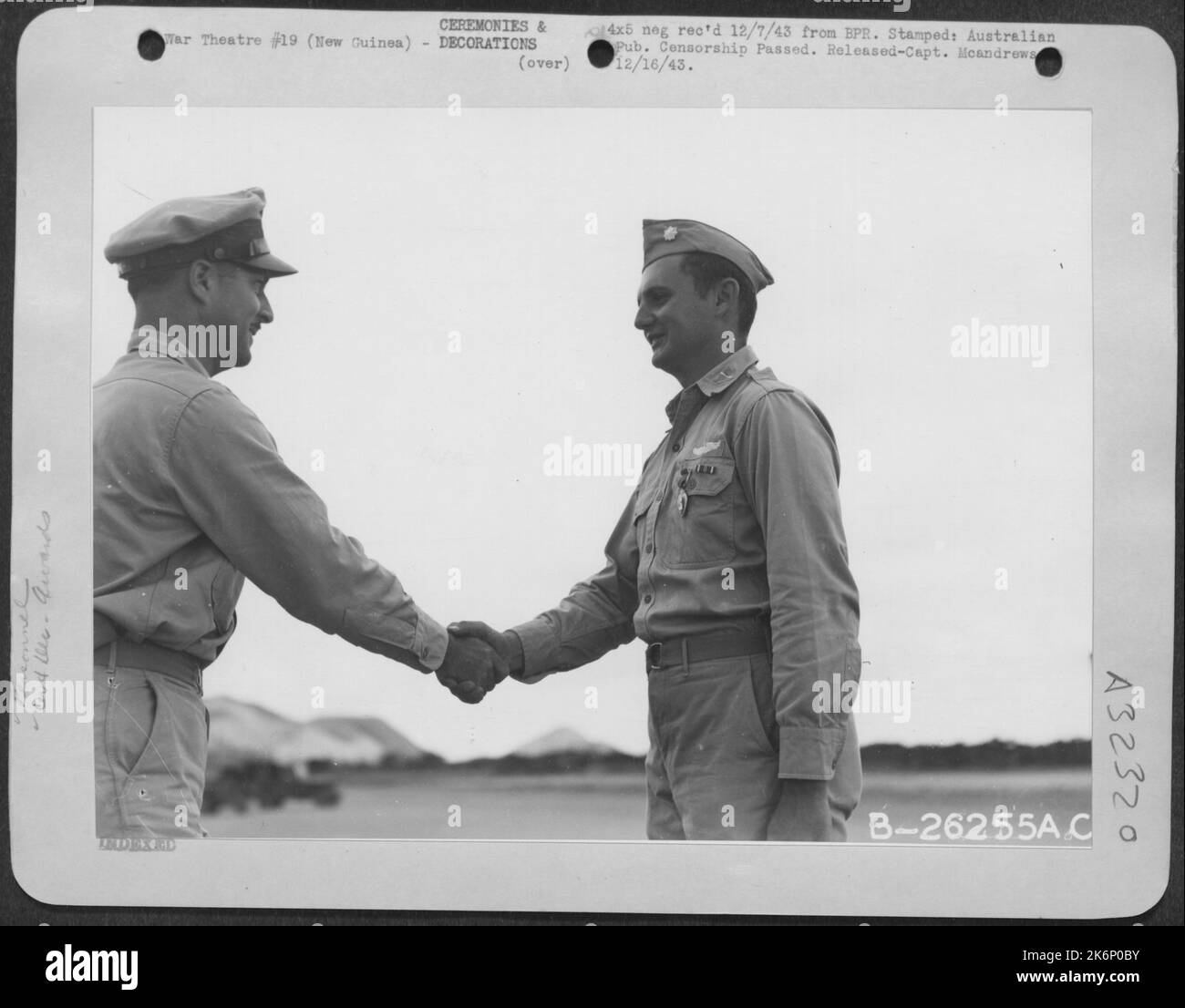 Maj. Edward Cragg (right) won nine awards at a ceremony held recently ...