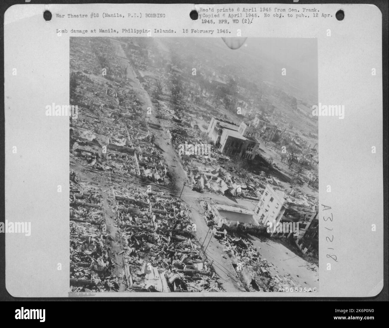 Philippines american 1945 hi-res stock photography and images - Alamy