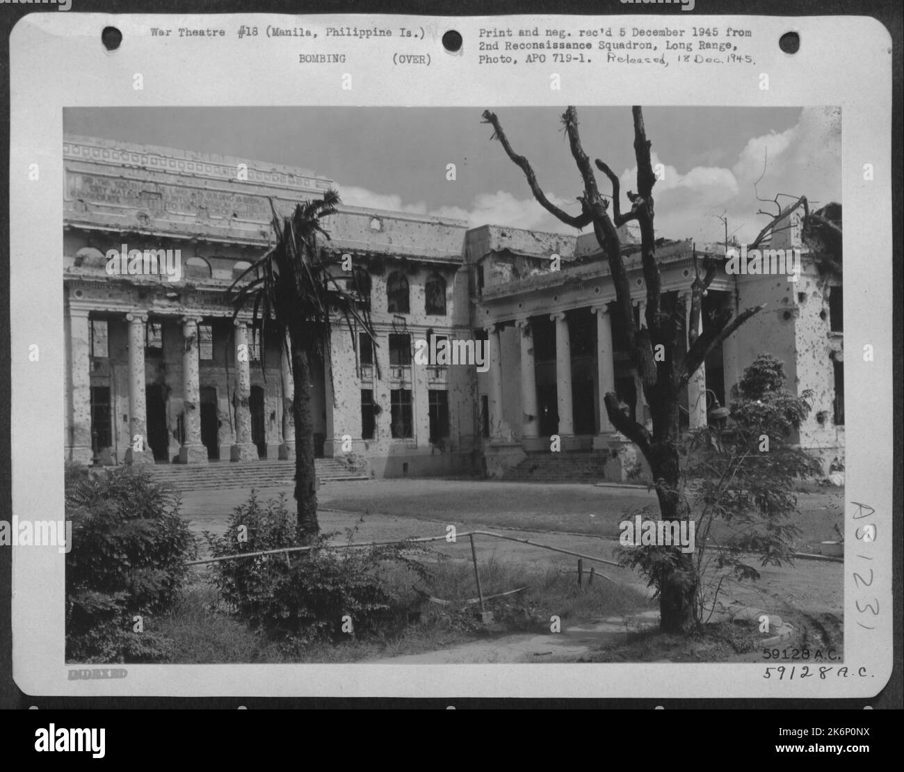 The Library and the Administration Building of the University of the ...