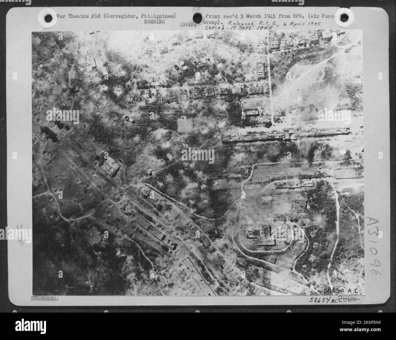 Picture Of The Recaptured Garrison Area On Corregidor In The ...