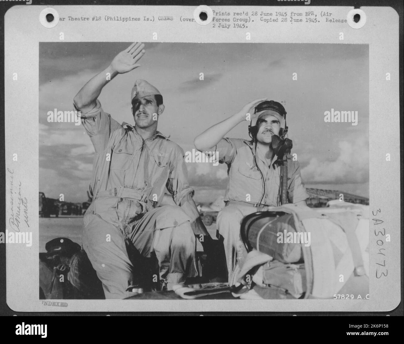 Two Of The First Pilots To Land After The First Combat Mission Of The ...