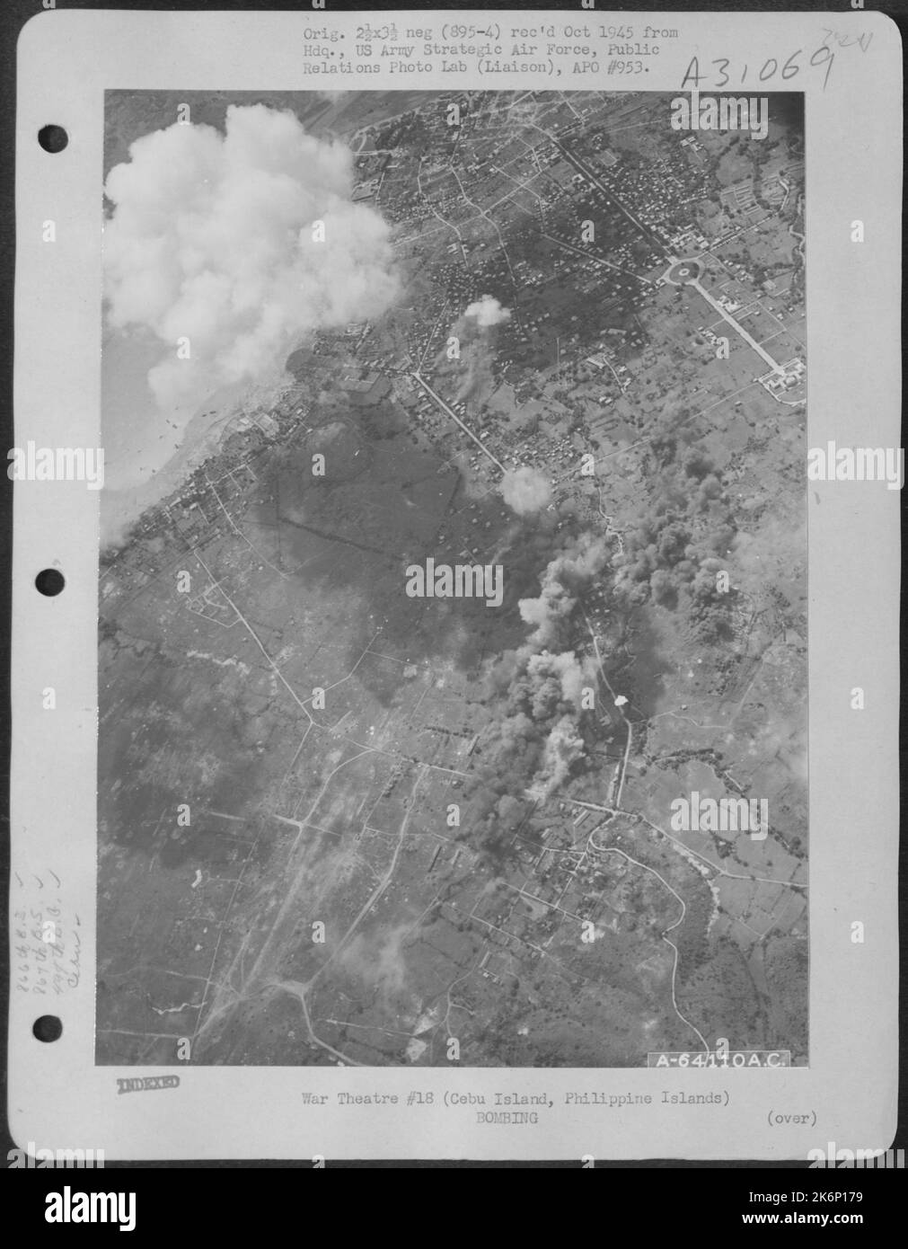 Bombs dropped by Consolidated B-24 Liberators of the 866th and 867th ...