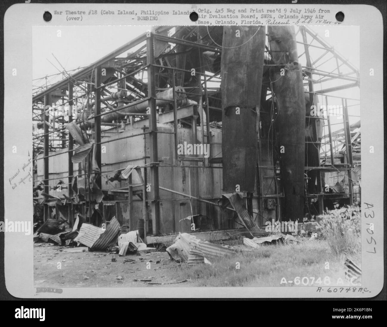 The power plant at Madrigal Oil Refinery was only partially damaged ...