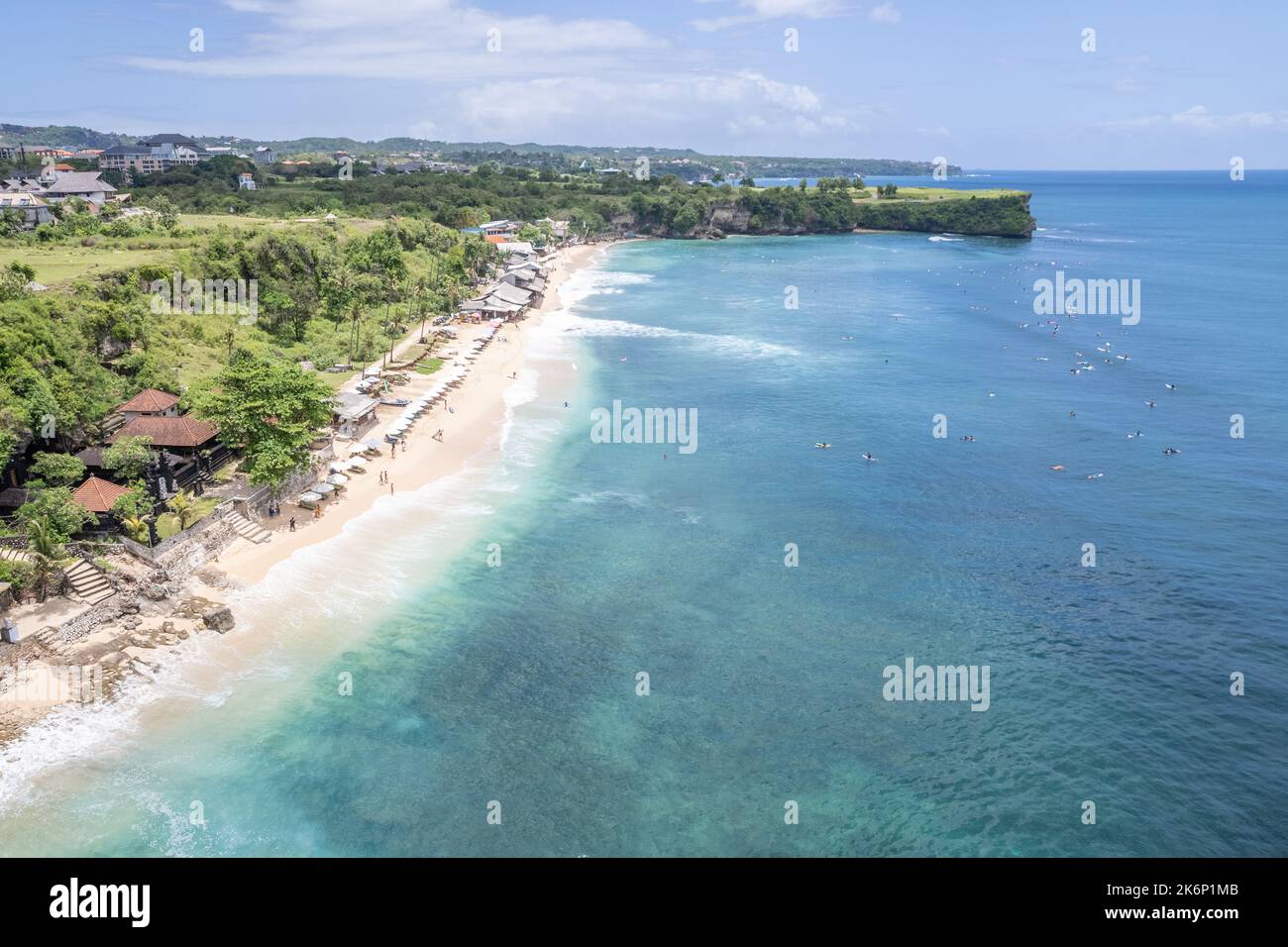 Aerial viewpoint balangan beach hi-res stock photography and images - Alamy