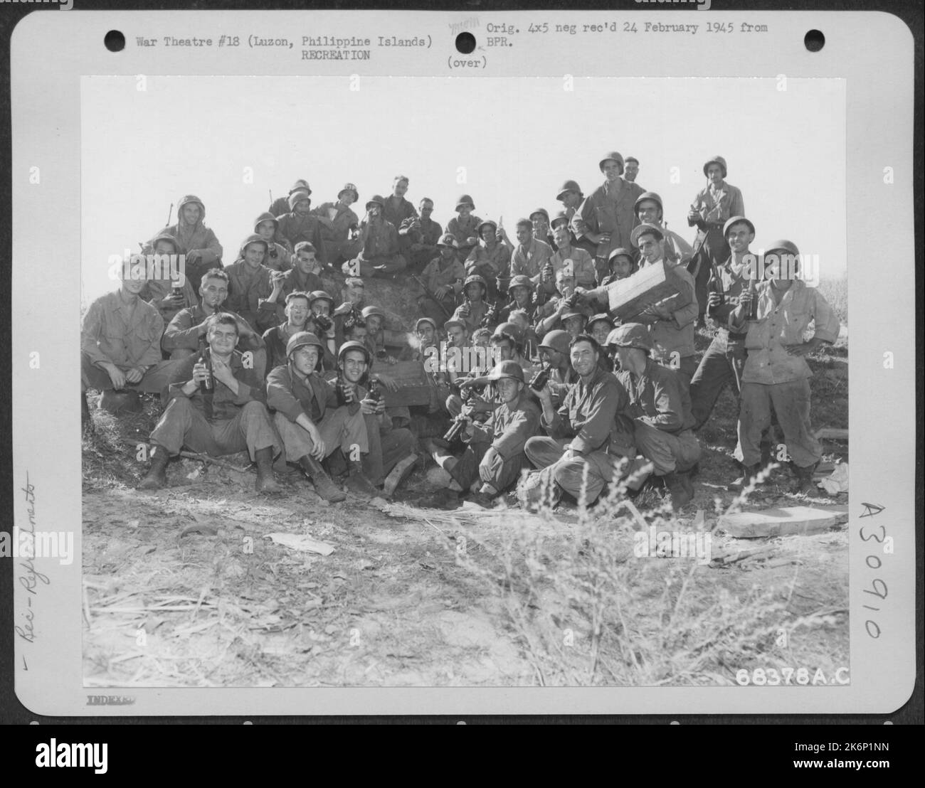 The fighting had barely passed the outskirts of Fort Stotsenburg, on ...