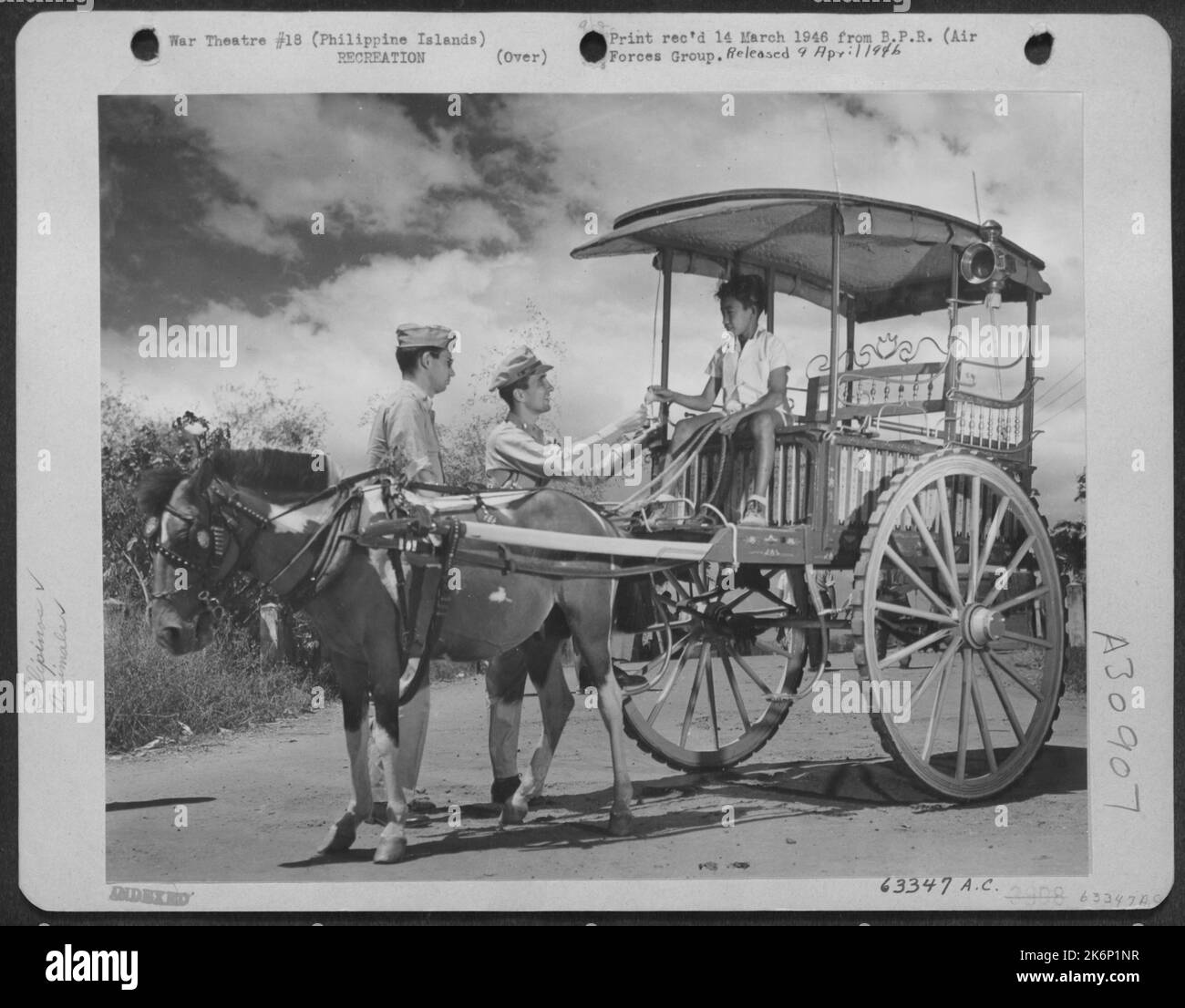 The native carretela is the only means of transportation in Pateros ...