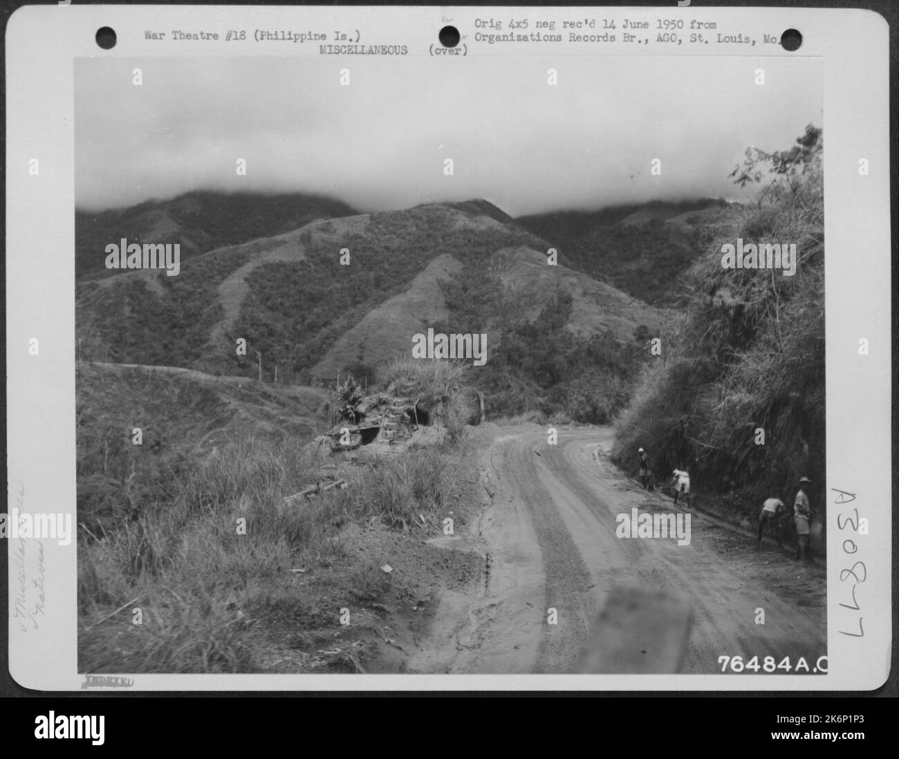 Natives work on the road at Belete Pass, Philippine Islands. 12 June ...