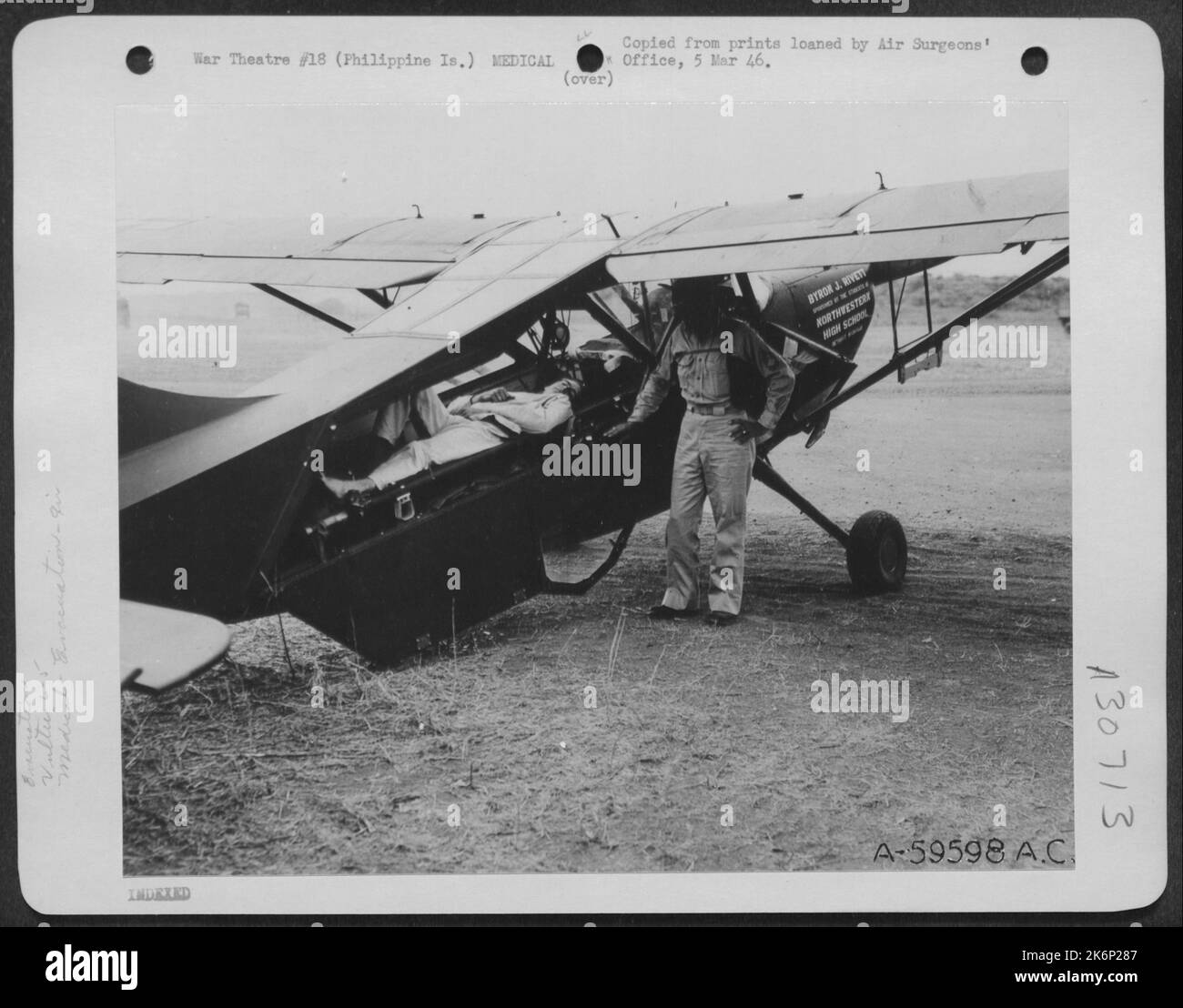 Luzon, Philippine Islands-This flying Sergeant, by his Vultee L-5, will ...