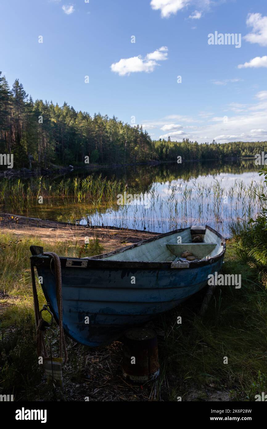 Fiberglass rowboat hi-res stock photography and images - Alamy