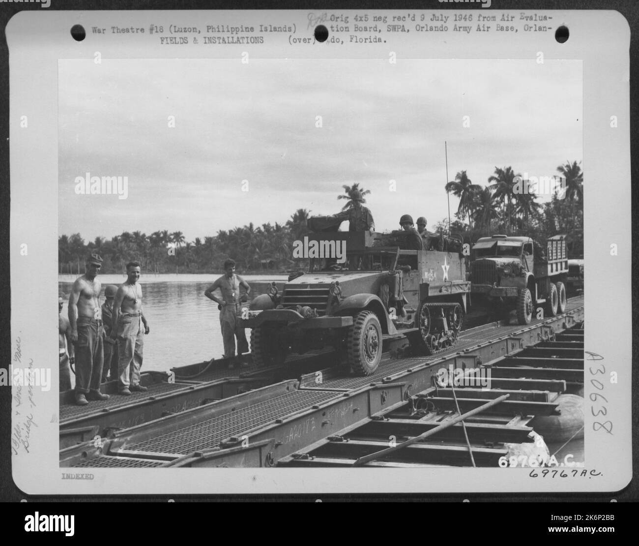 The old bridge across the Basina River at Baay, Luzon, Philippine ...