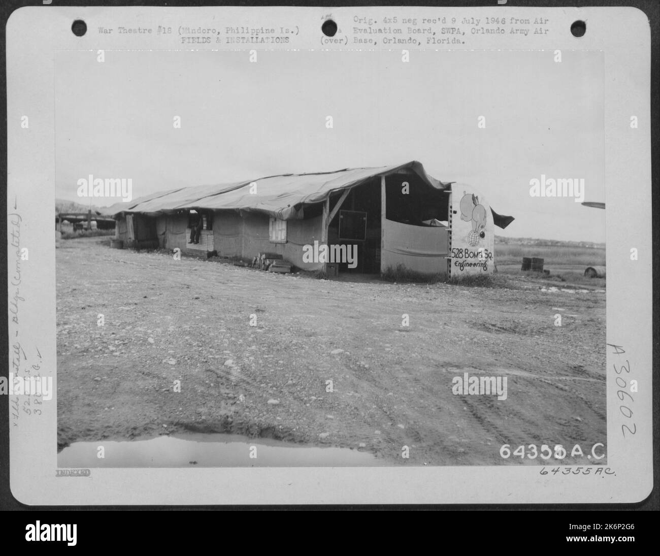 Engineering Section of the 528th Bomb Squadron, 380th Bomb Group, at ...