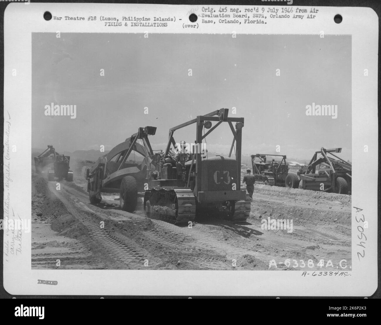 A continuous stream of carryalls make short work of the initial ...