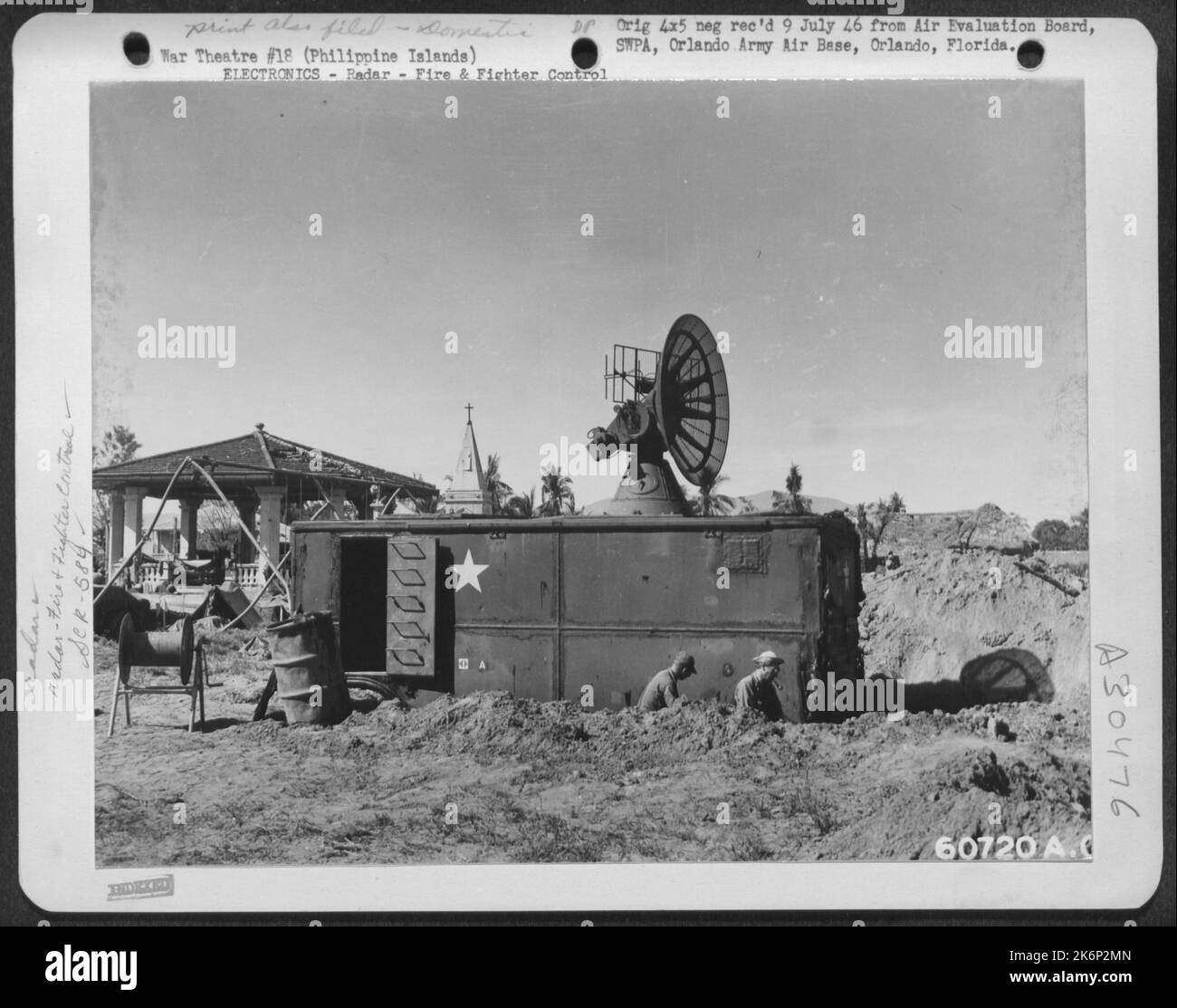 ELECTRONICS-Radar-Fire & Fighter Control. Air warning radar station ...