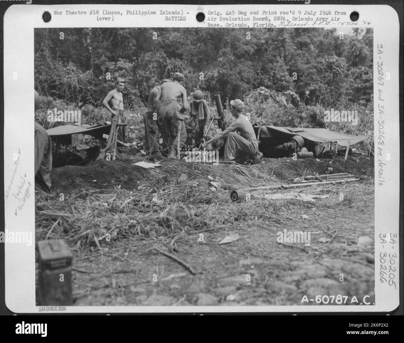 4-2 Mortar Crew Fired More Tham 2000 Rounds Of Mortar On Japanese ...