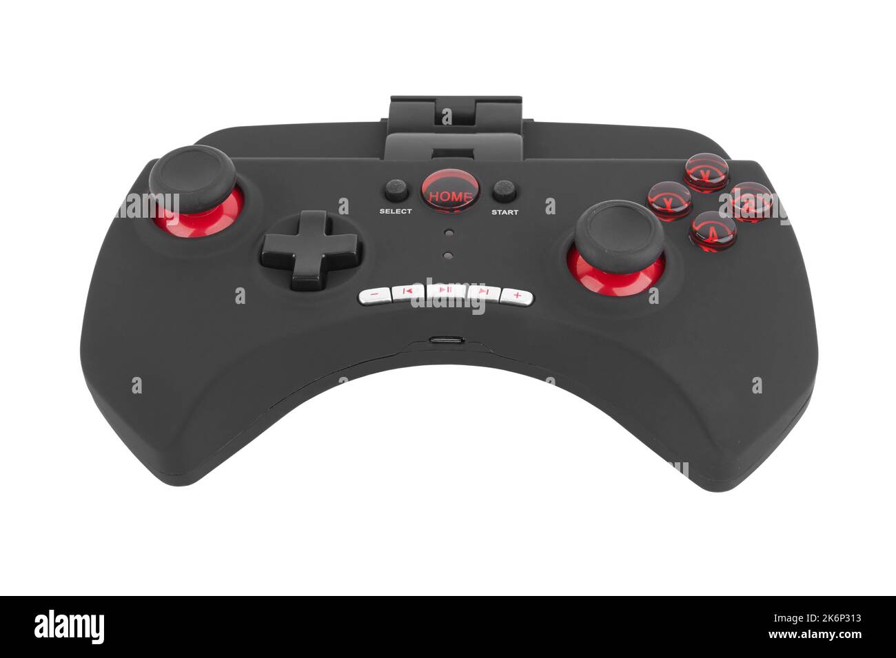 Video game controller isolated on white background Stock Photo - Alamy