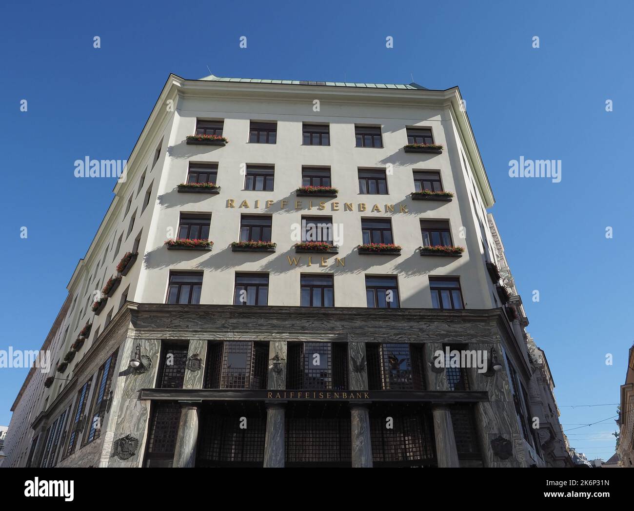 VIENNA, AUSTRIA - CIRCA SEPTEMBER 2022: Looshaus building designed by ...
