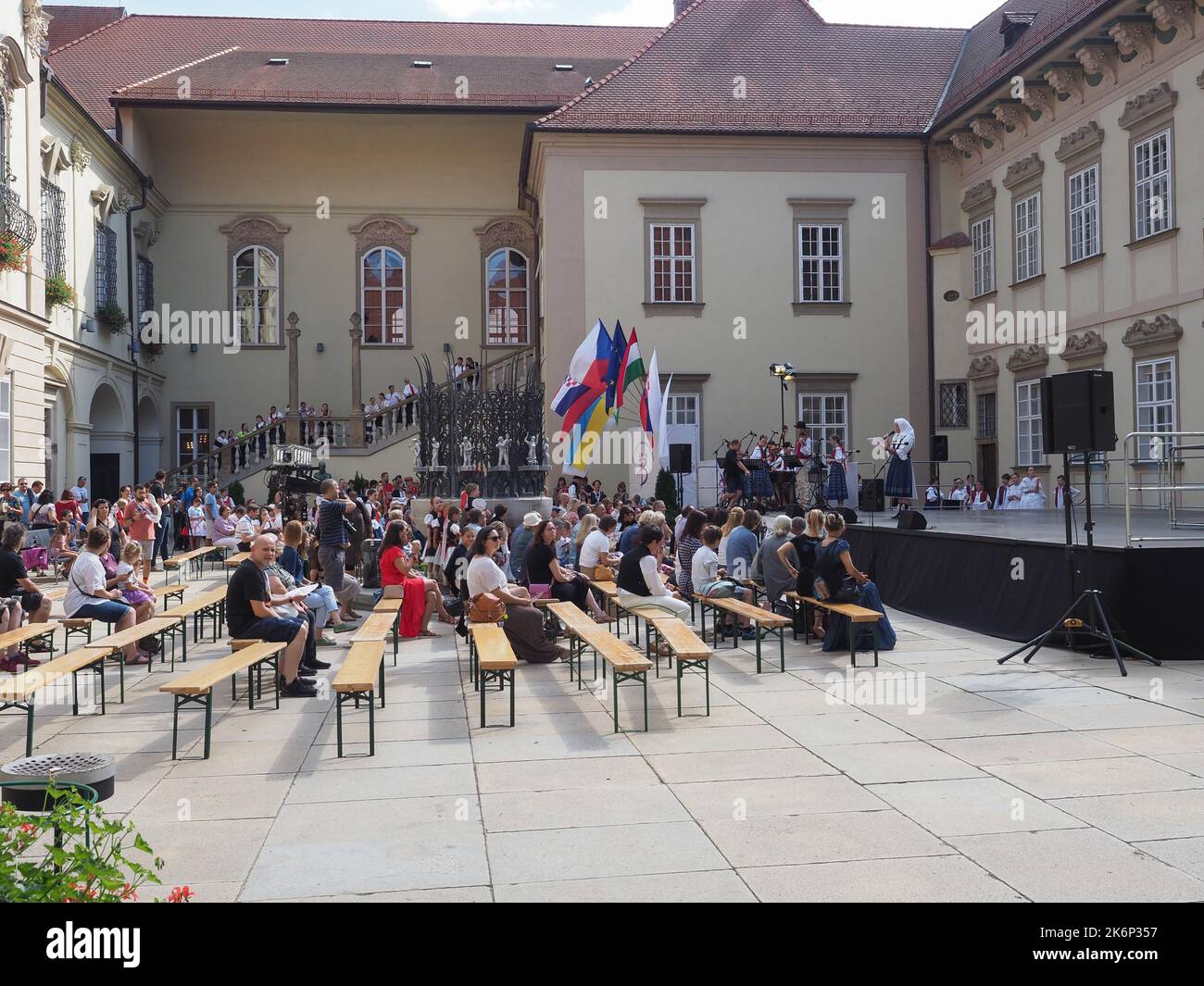 BRNO, CZECH REPUBLIC - CIRCA SEPTEMBER 2022: Mezinarodni folklorni ...