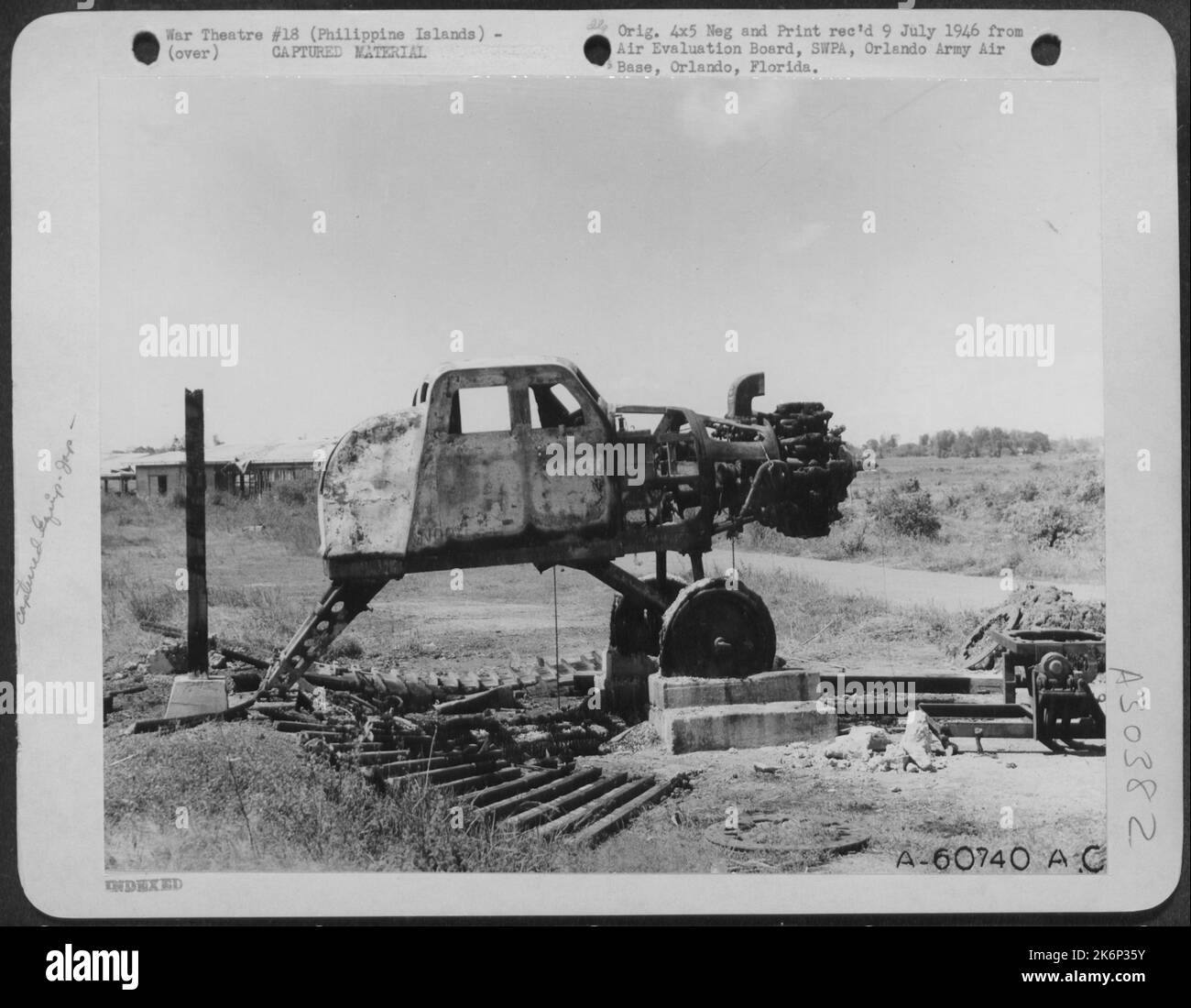 The Japanese version of an engine test block, with instruments located ...