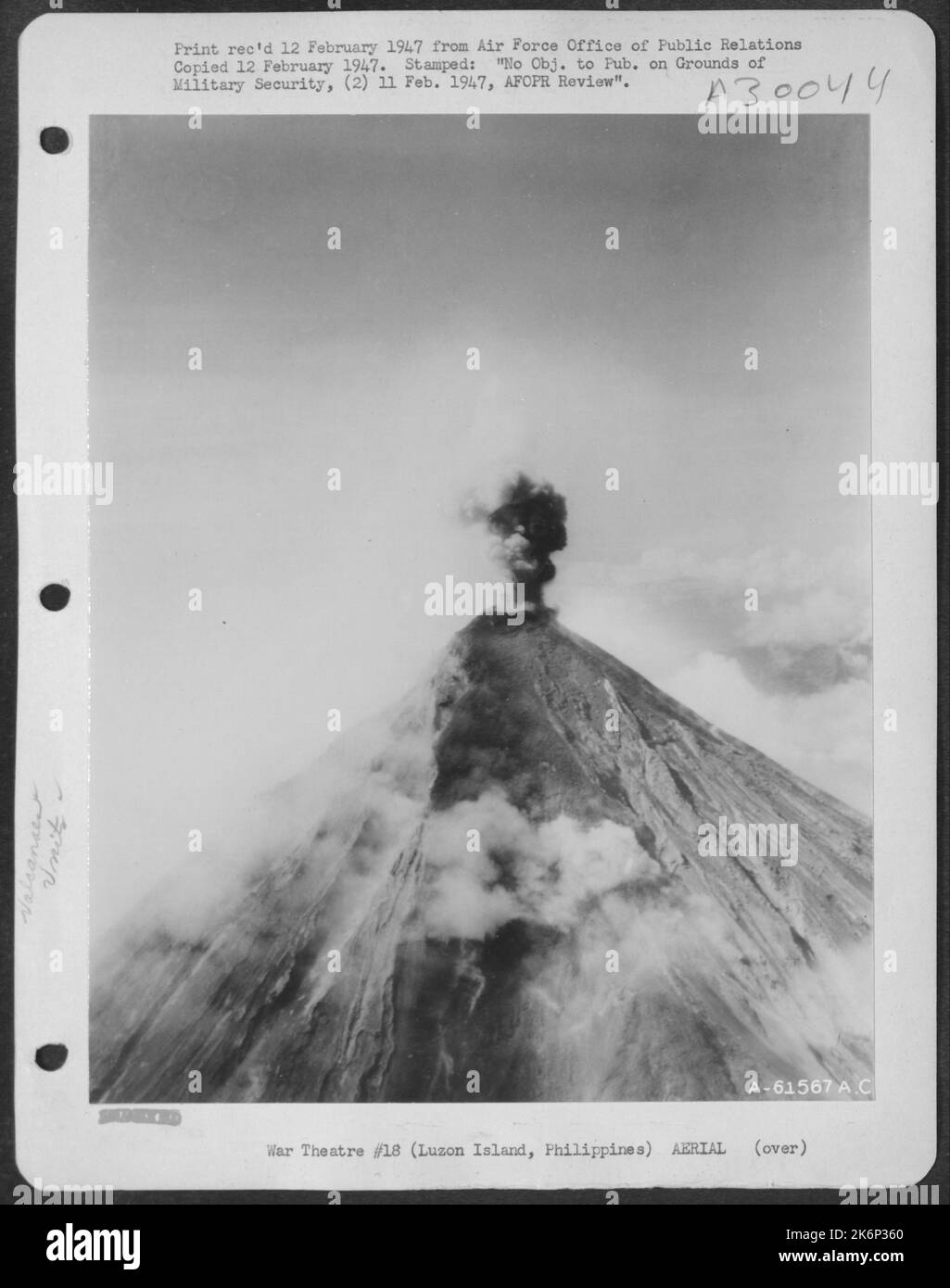 Mayon Volcano Erupts - This Series Of Photographs, Taken From A Douglas ...
