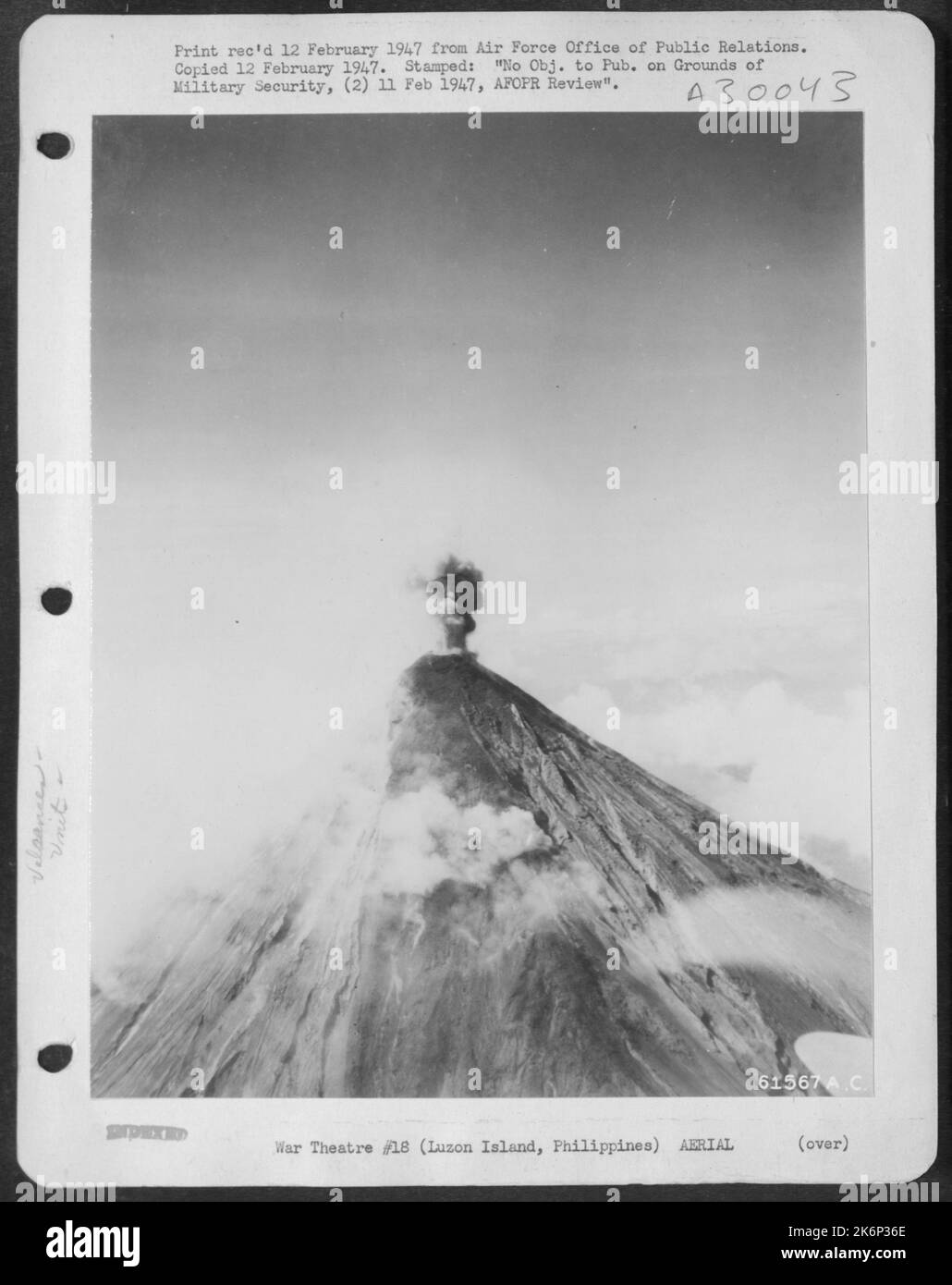 Mayon Volcano Erupts - This Series Of Photographs, Taken From A Douglas ...
