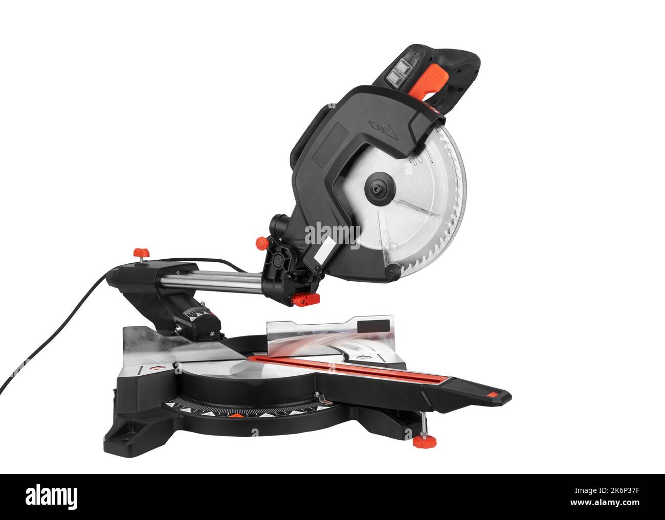 Power tools circular saw isolated on a white background Stock Photo - Alamy