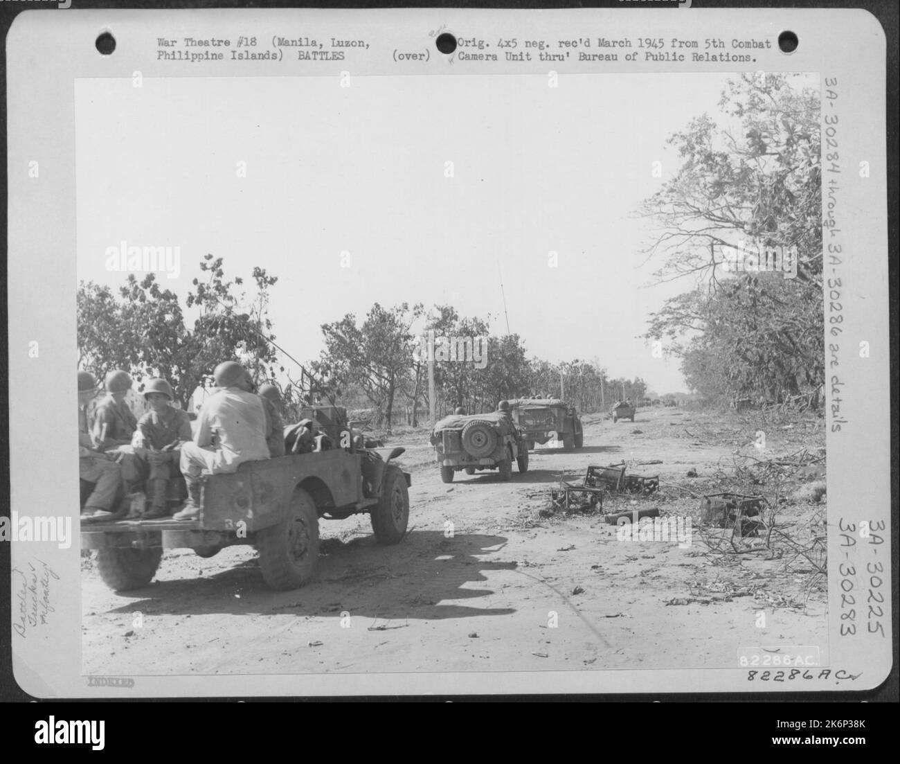 After the preliminary patrols made their way down Dewy Blvd, scene of ...