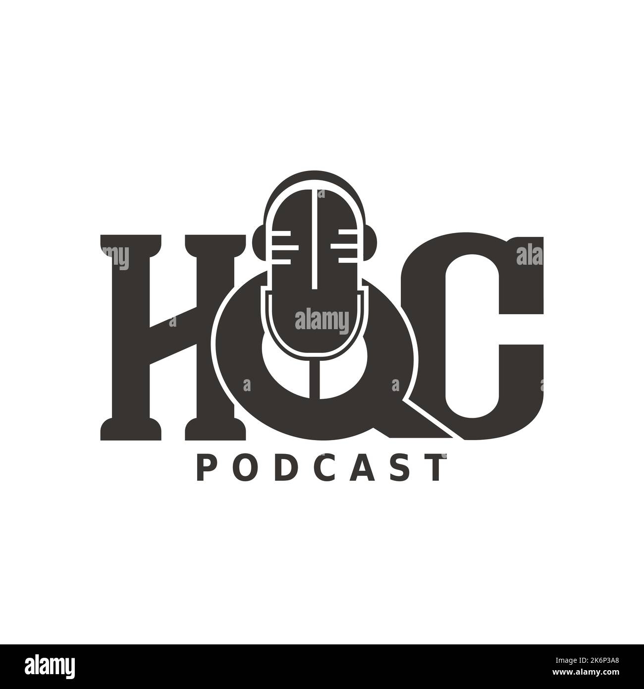 Minimalist microphone design Stock Vector Images - Alamy