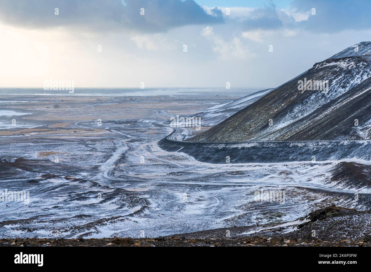 Winter Icelandic Road Trip near Grindavik, Southern Peninsula Region ...